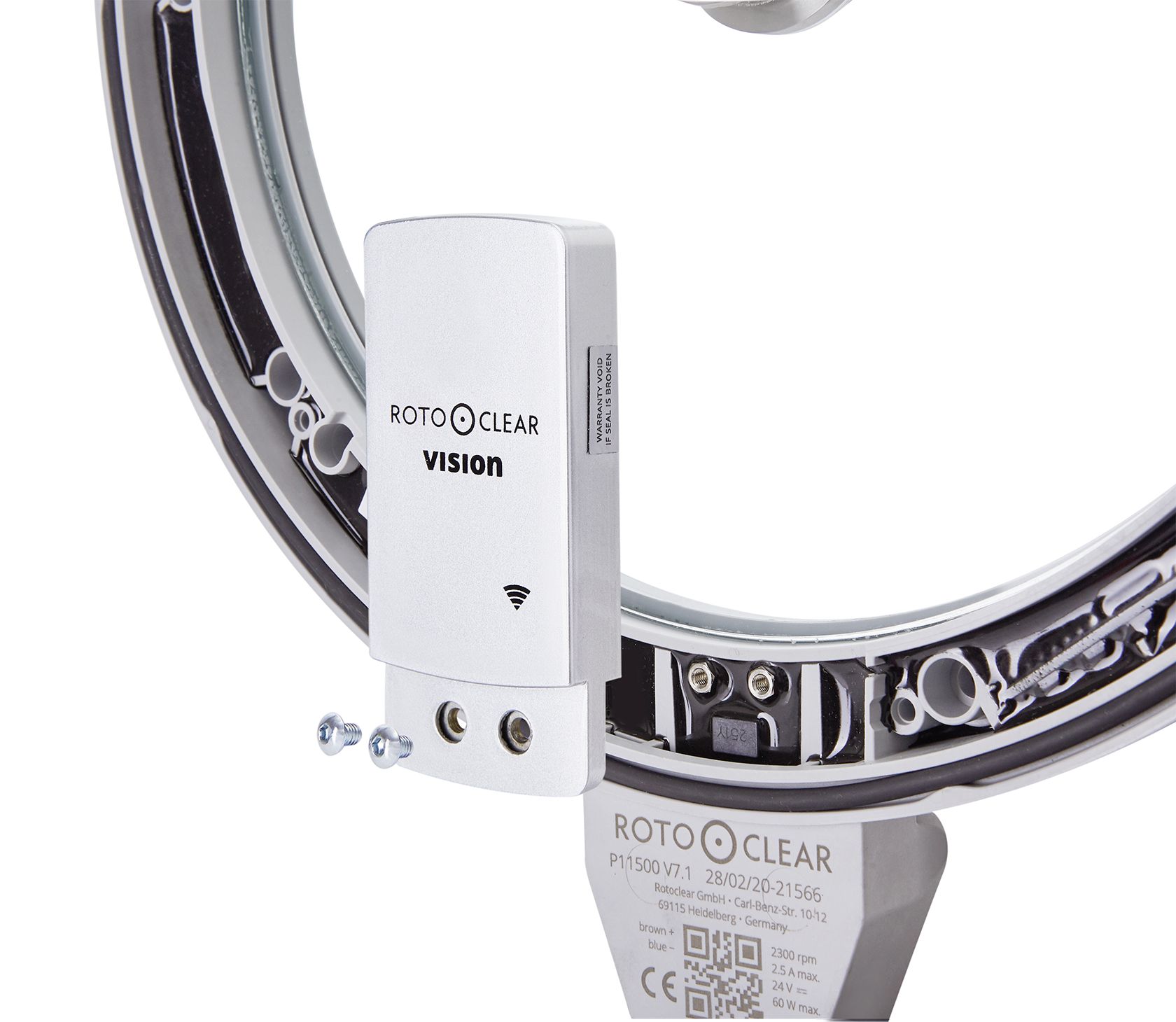 Rotierendes Sichtfenster für Werkzeugmaschinen: Rotoclear S3 - Rotoclear